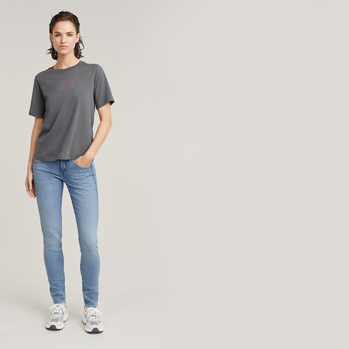 G star lynn mid waist skinny store