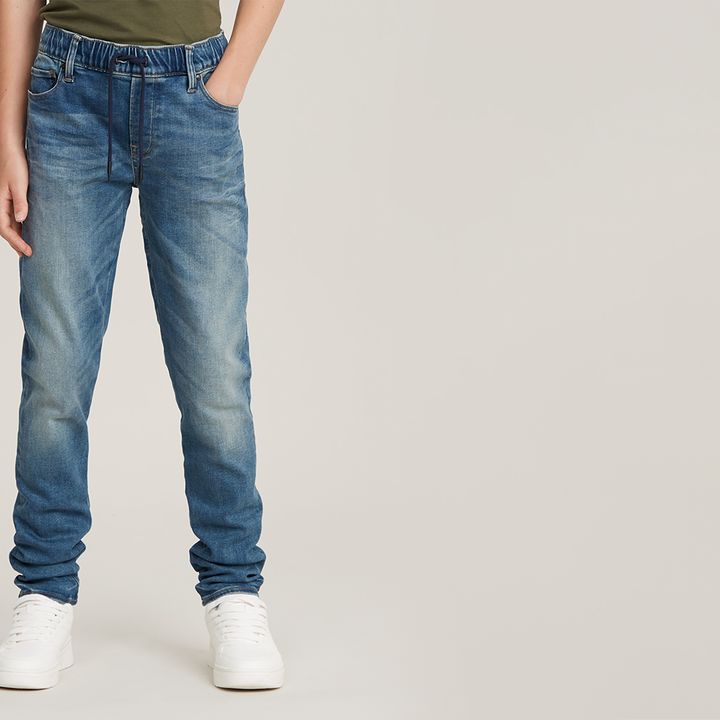 Kids 3301 Slim Pull Up Jeans Light blue G STAR CA