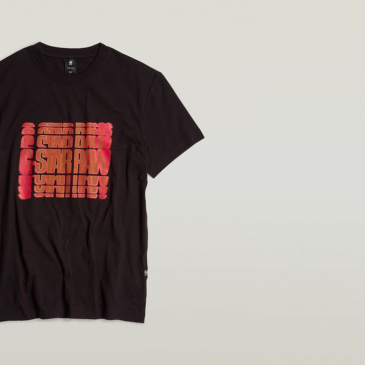 Black and red g star shirt store