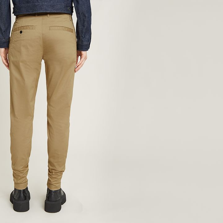 Bronson Mid Waist Skinny Chino Beige G STAR GB