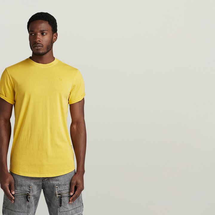 Yellow g star shirt store