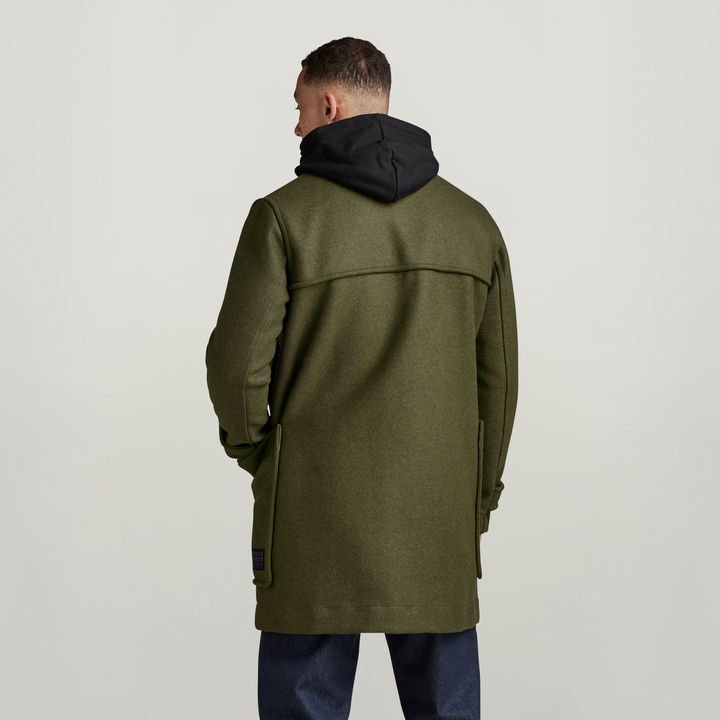 Premium E Mega Wool Duffle Coat Grey G STAR CA