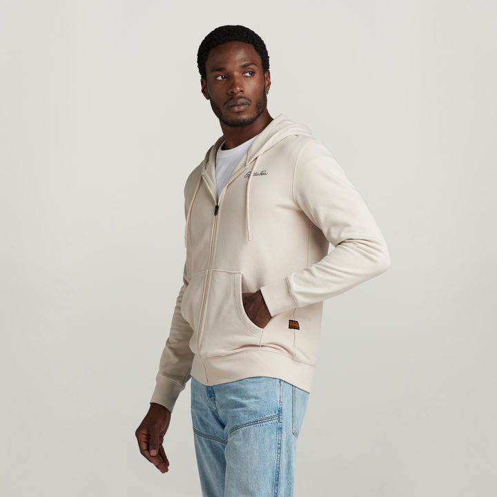 G star white hoodie store