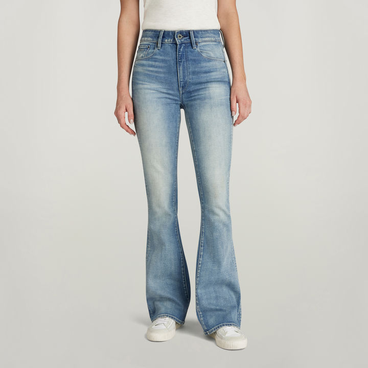 3301 High Flare Jeans Light blue G STAR US