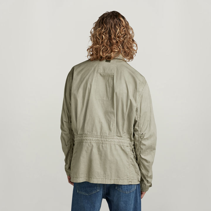 Washed Cargo Field Jacket Green G STAR CA
