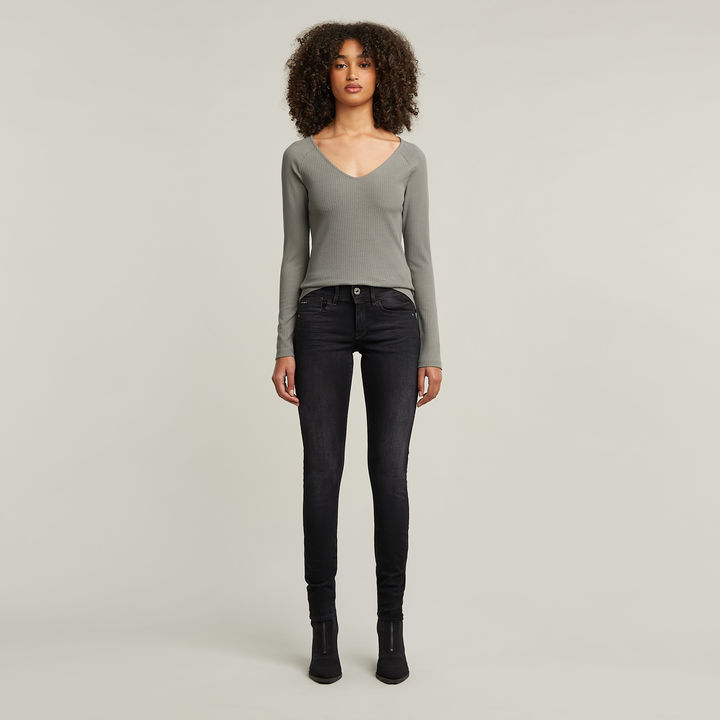 Lynn Skinny Jeans Black G STAR CA