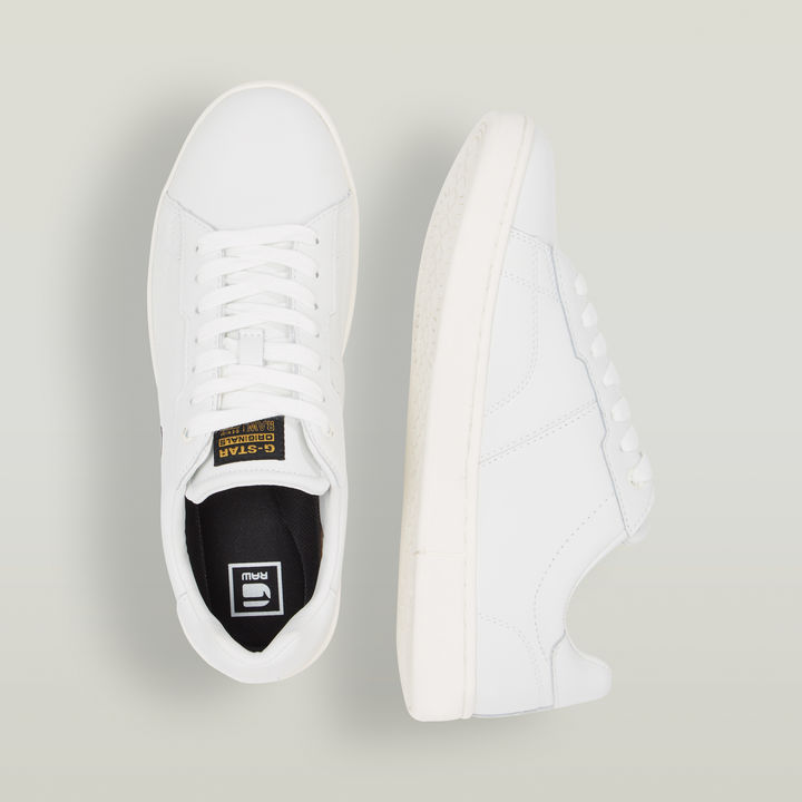 Cadet Leather Sneakers White G STAR CA