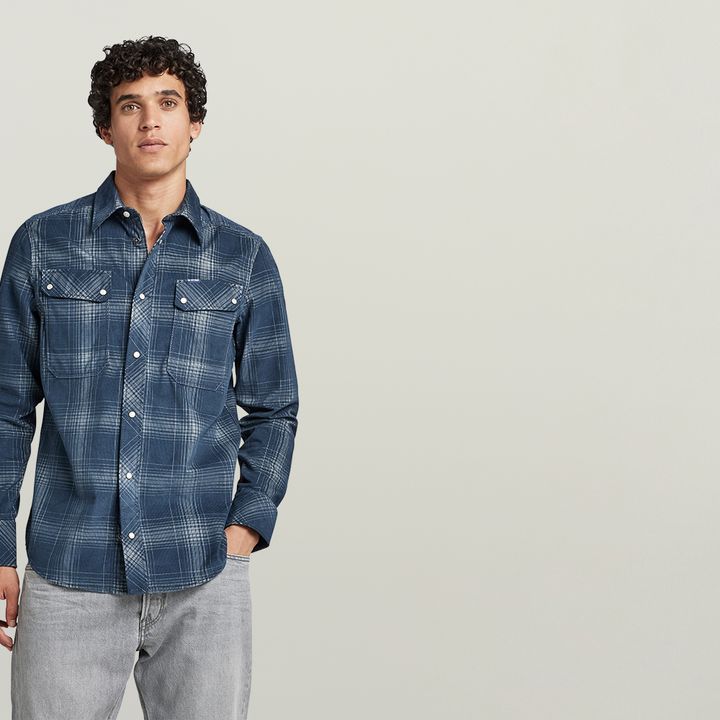 Plaid Slim Shirt