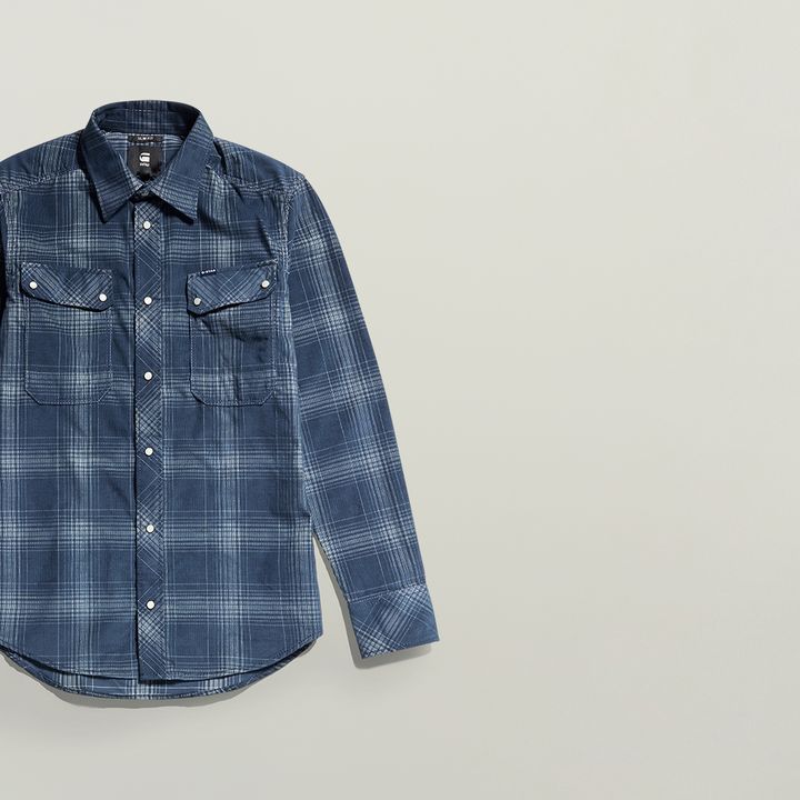 Plaid Slim Shirt Multi color G STAR CA