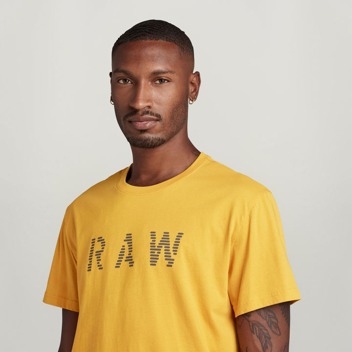 RAW T Shirt Yellow G STAR US