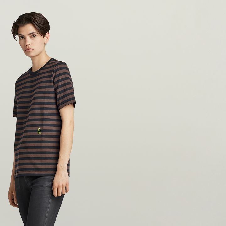 G star striped t shirt store