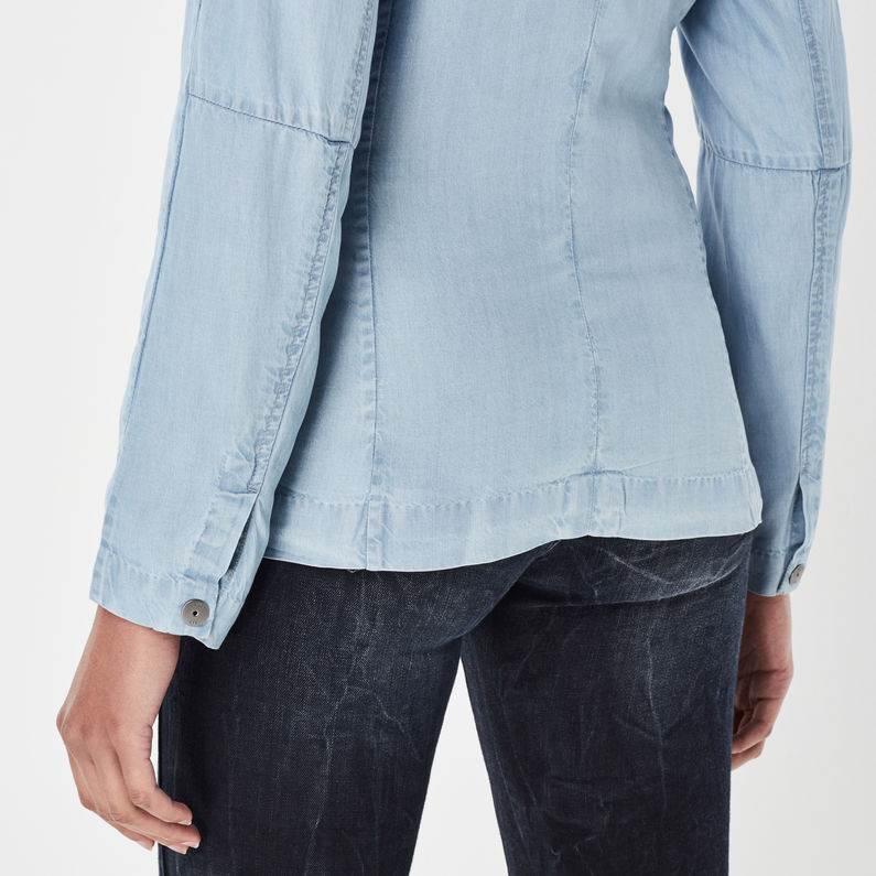 Bronson Deconstructed Boyfriend Blazer | Light blue | G-STAR® ZA