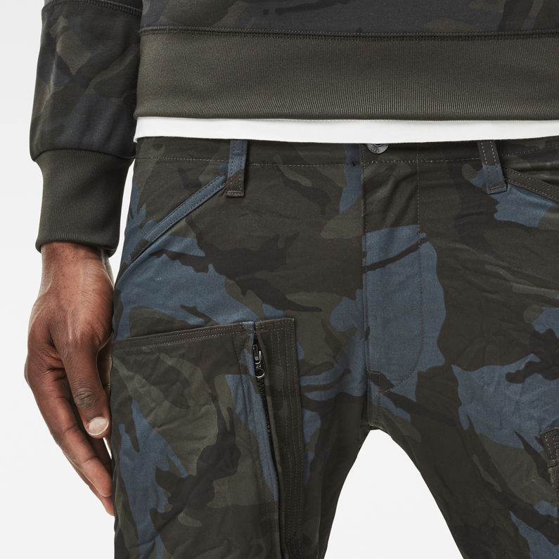 Powel 3D Tapered Cuffed Pants | Brown | G-STAR® US