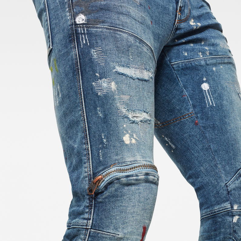 Jean 5620 3d Zip Knee Skinny Bleu Clair G Star Raw® Fr