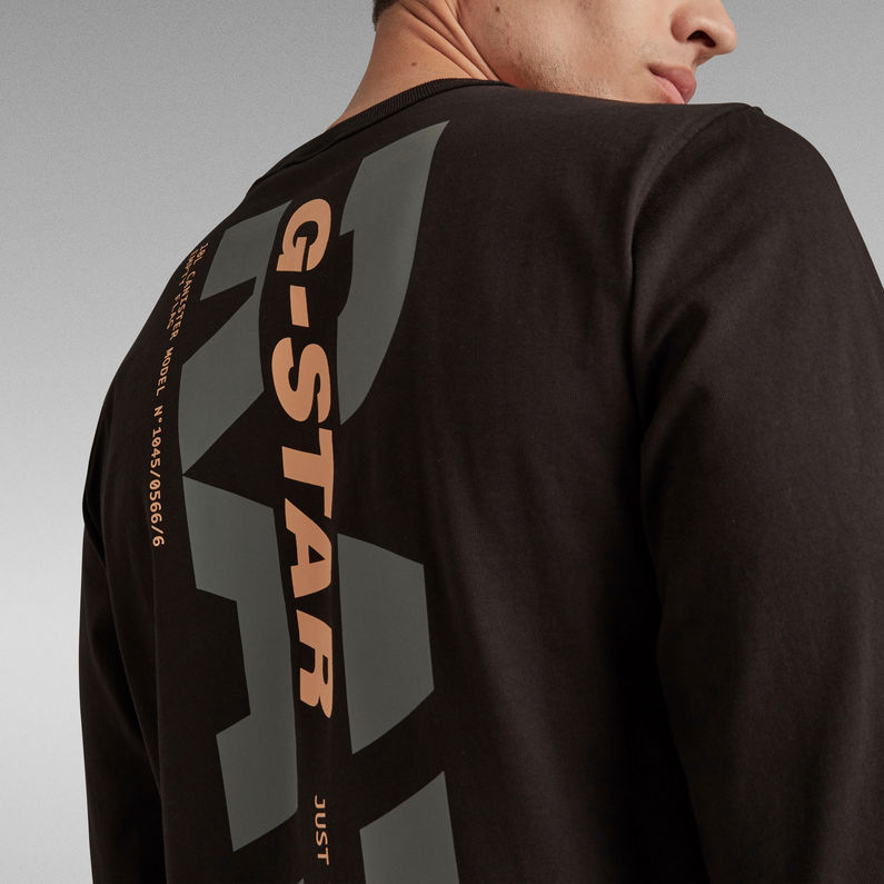 Big Back Graphic T-Shirt | ブラック | G-Star RAW® JP