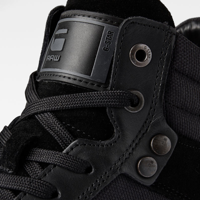 Ravond Mid Basic Sneakers | Black | G-STAR® HK