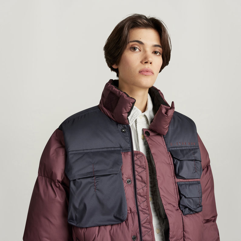Unisex Attac Utility Puffer | Paars | G-Star RAW® NL