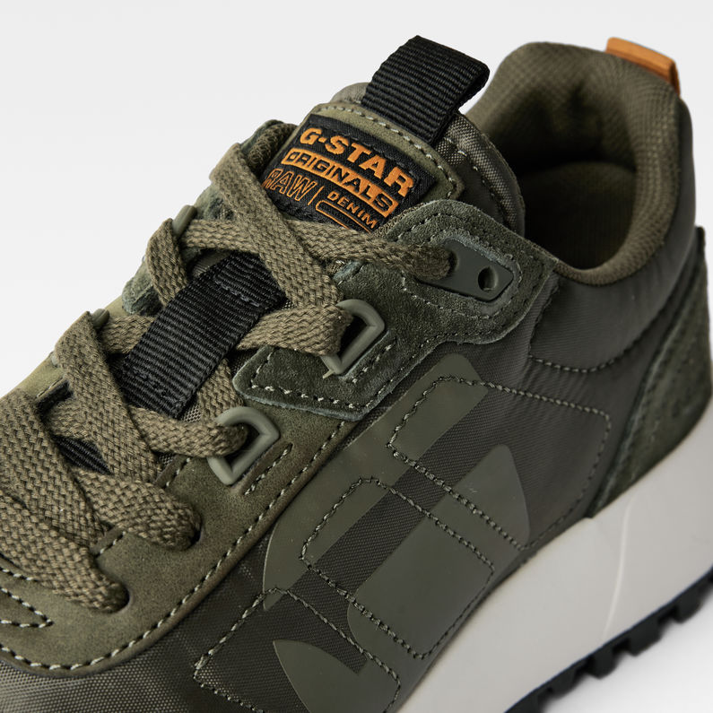 Theq Run Logo Match Sneakers | Green | G-Star RAW® ZA