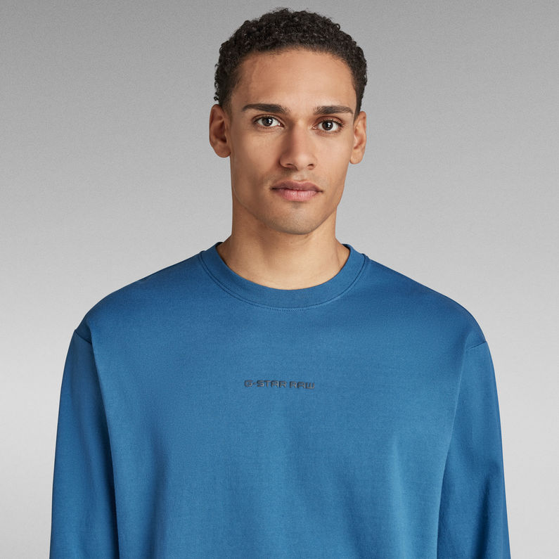 Boxy Base T-Shirt | Medium blue | G-STAR® ZA