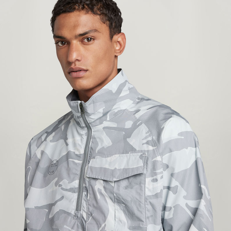 Unisex Half Zip Overshirt | Multi color | G-STAR® ZA