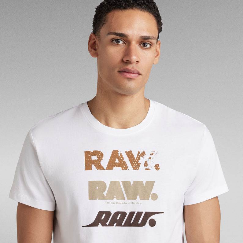 Triple RAW T-Shirt | White | G-Star RAW® ZA