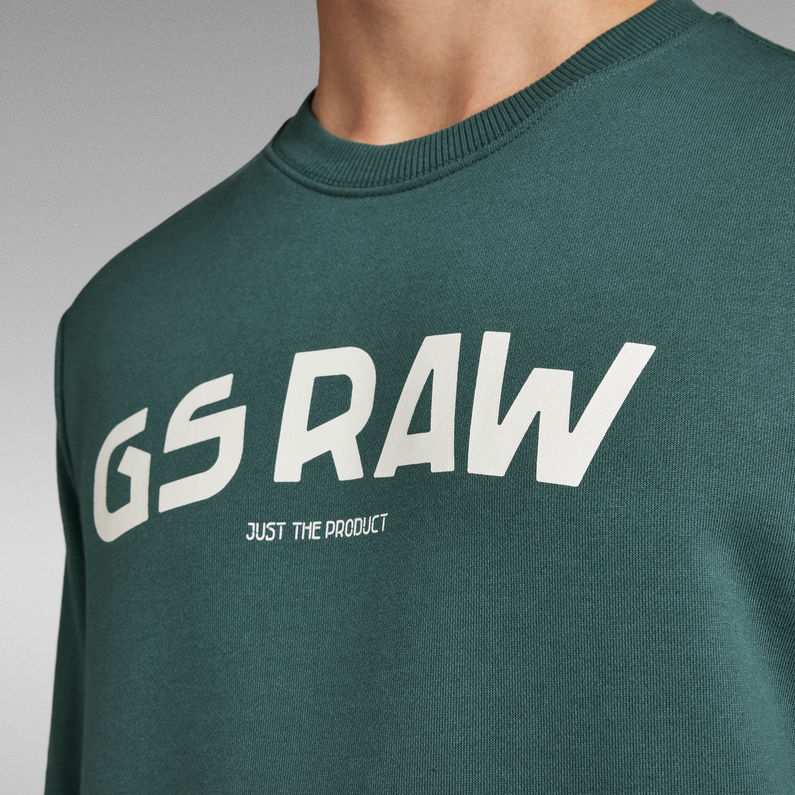 GS RAW Graphic Sweatshirt | Grün | G-Star RAW® DE
