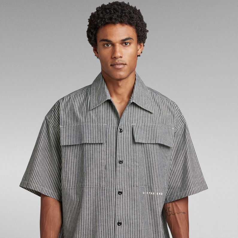 Oversized Boxy Shirt 2 Pocket | Multi color | G-STAR® US