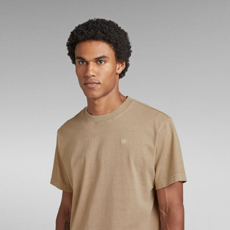 Overdyed Loose T Shirt Braun G Star Raw® De