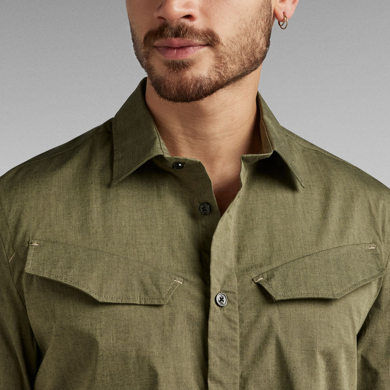 Slant Pocket Slim Hemd | Mehrfarbig | G-STAR® DE