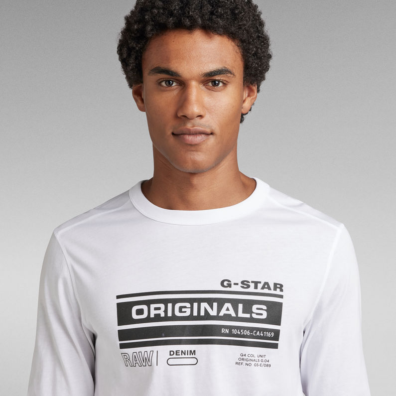 Originals T-Shirt | White | G-STAR® ZA