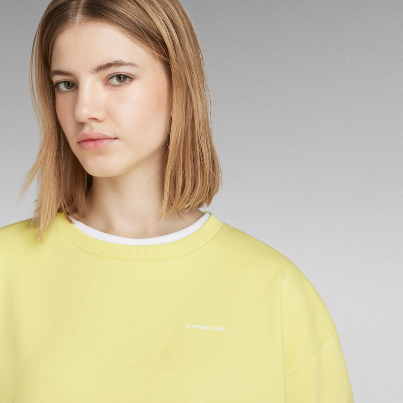 Graphic Graw Sweatshirt | Gelb | G-Star RAW® DE