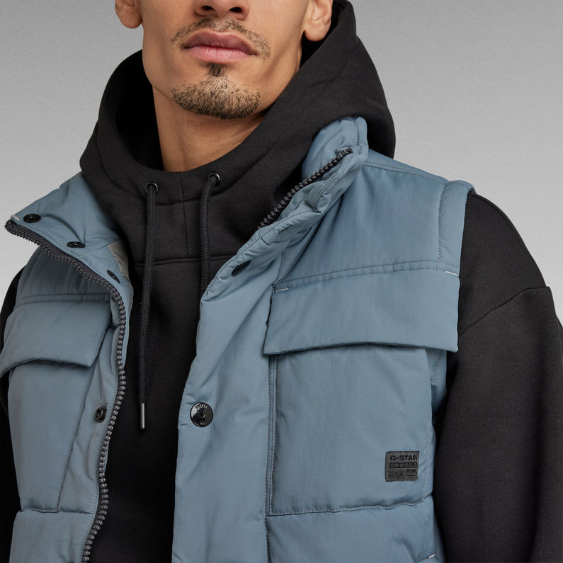 Foundation Padded Weste | Grau | G-Star RAW® DE