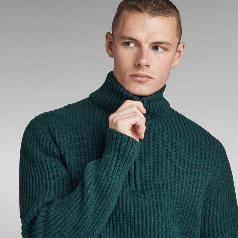 Pull En Maille Essential Skipper | Vert | G-STAR® FR