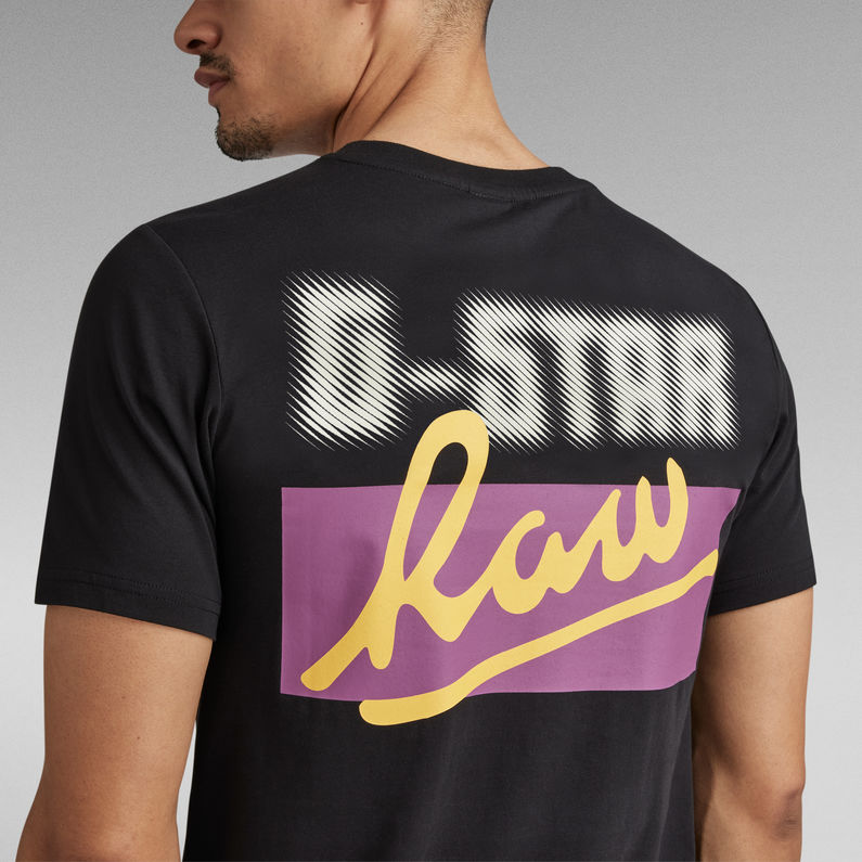 Back Graphic Slim T-Shirt | Black | G-STAR® US