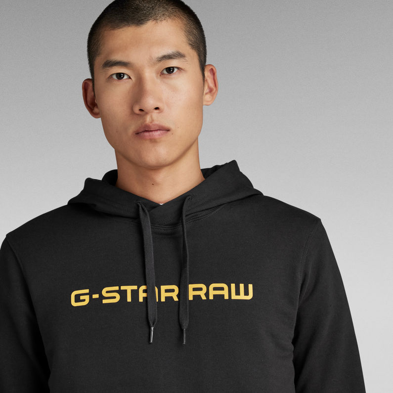 Graphic Core Hooded Sweater | Black | G-Star RAW® AT