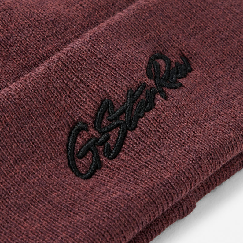 Effo Artwork Long Beanie | Rot | G-STAR® DE