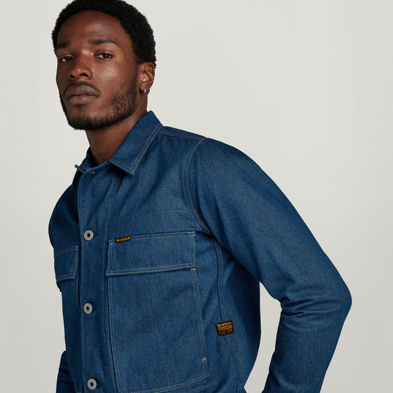 Utility Flap Pocket Jacket 2.0 | Dark blue | G-Star RAW® FI