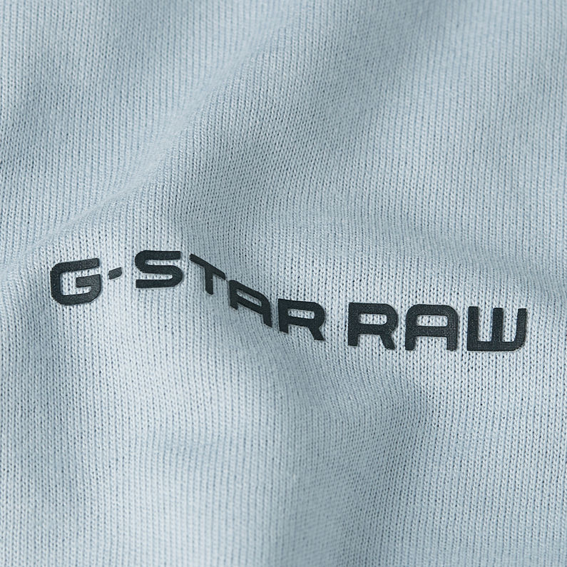 Center Chest Logo Loose T-Shirt | 라이트 블루 | G-Star RAW® KR
