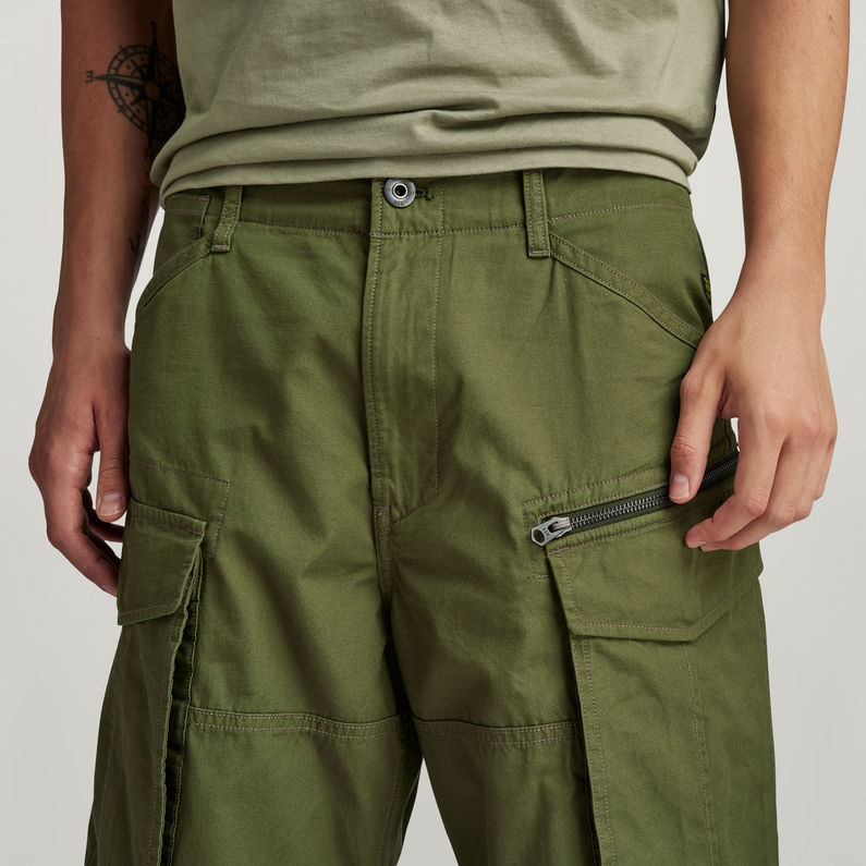 Rovic Zip Relaxed Shorts | Green | G-Star RAW® US