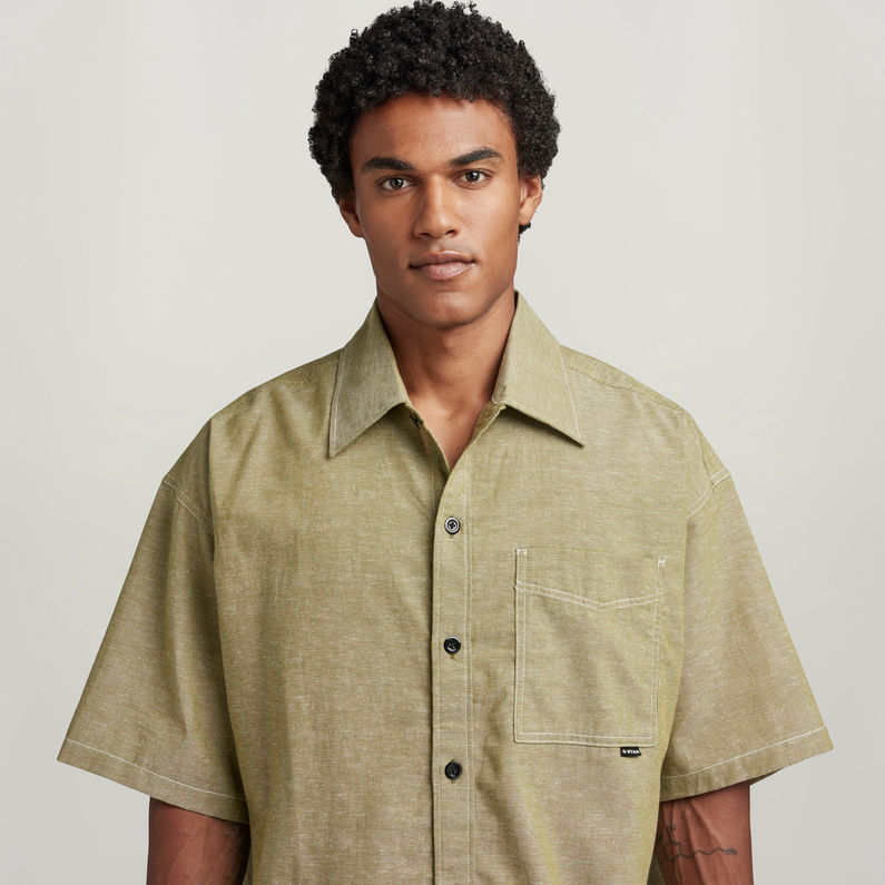 Oversized Boxy Shirt 1 Pocket | Multi color | G-STAR® US