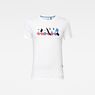RAW. Text Slim T-Shirt | White | G-Star RAW®