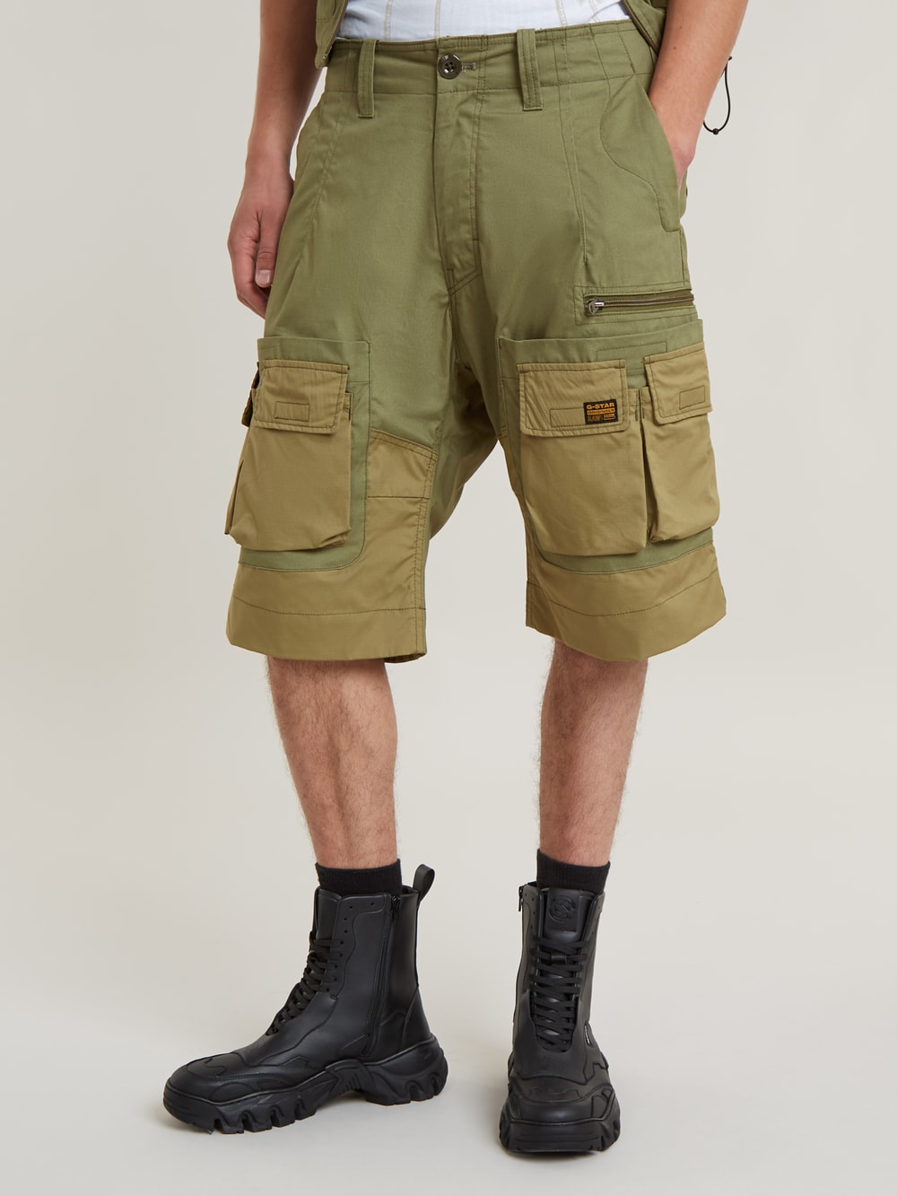 Men s Cargo Shorts Camo Long Cargo Shorts G Star RAW CA