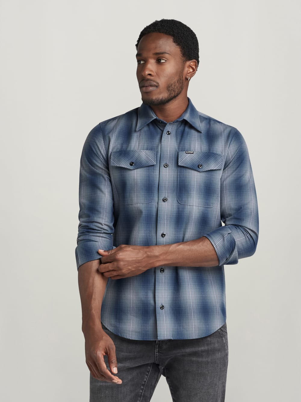 G star check shirt store